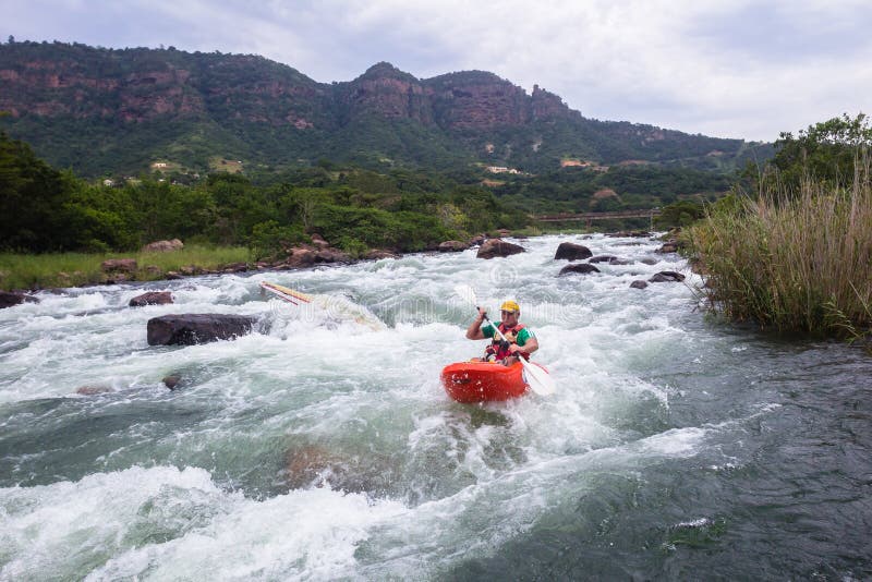 Action kayaking stock image. Image of river, excitement - 2657985