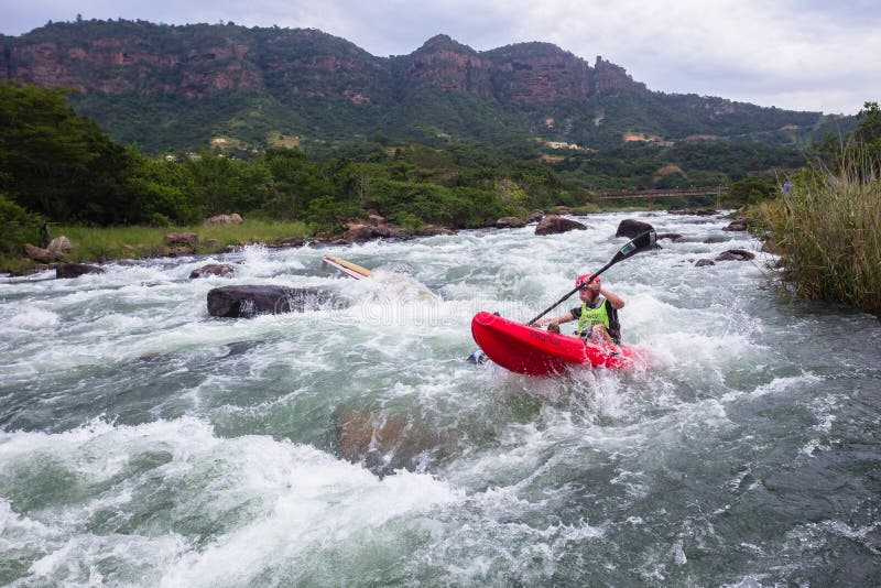 Action kayaking stock image. Image of river, excitement - 2657985