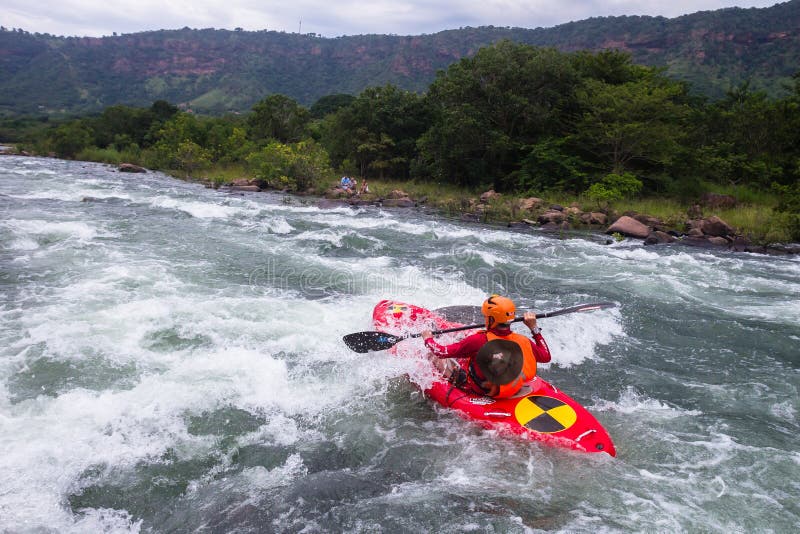 Action kayaking stock image. Image of river, excitement - 2657985