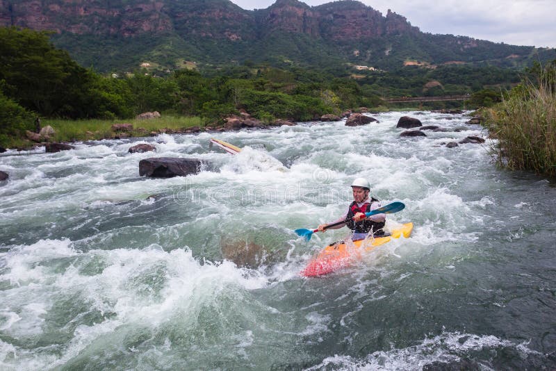 Action kayaking stock image. Image of river, excitement - 2657985