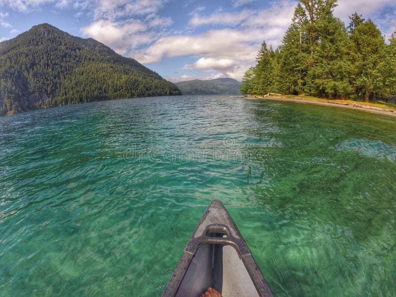 Kayaking stock photo. Image of lake, scenic, kayak, vacation - 75314058