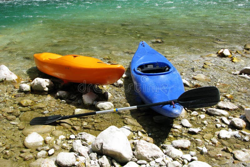 Kayaks stock photo. Image of nature, recreation, clear - 9814470