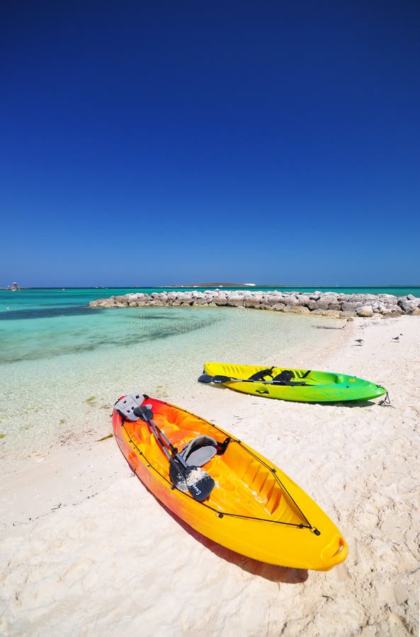 Kayak in the beach stock image. Image of summertime, states - 20663241