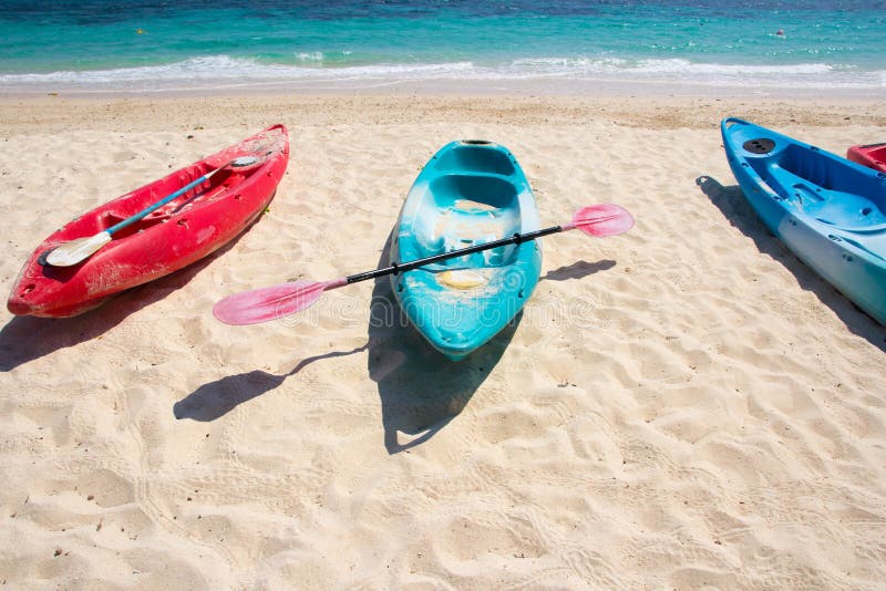Kayaks stock image. Image of island, shore, boat, coastal - 50424509