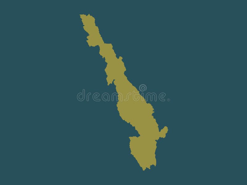 Kayin, Myanmar. Solid. No Legend Stock Illustration - Illustration of ...