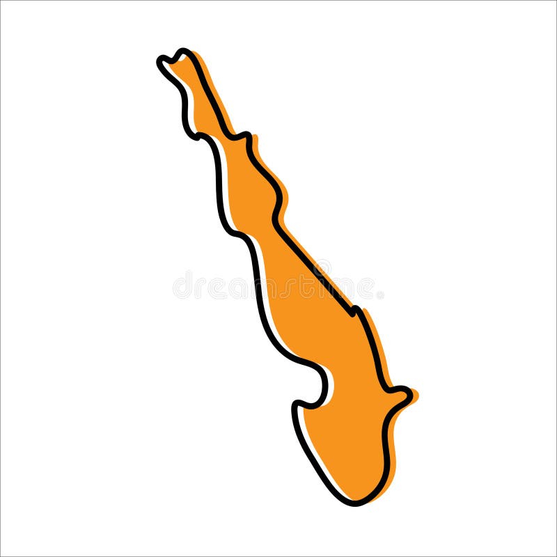 Kayin State of Myanmar Vector Map Illustration Stock Vector ...