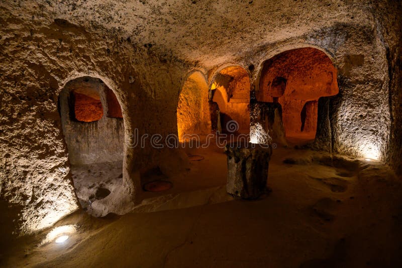 Kaymakli Underground Cave City in Turkey Editorial Image - Image of ...