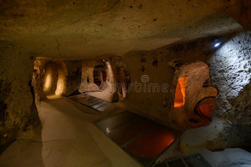 Underground Cave City in Kaymakli, Turkey Editorial Photography - Image ...