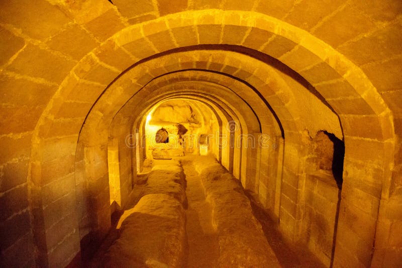 Kaymakli Underground City, Nevsehir Stock Photo - Image of cave ...