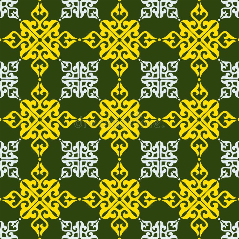 Kazakh Nomadic Tribes on Background Stock Illustration - Illustration ...