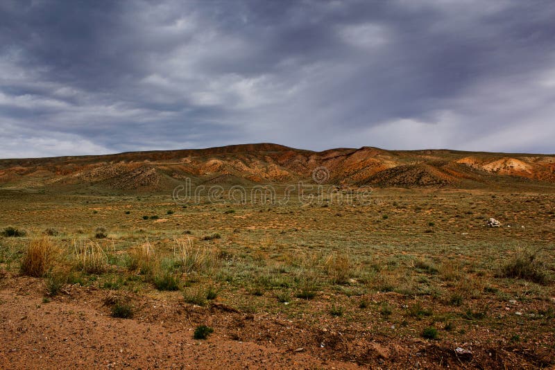 Kazakh Steppe in the Spring Stock Photo - Image of kazakhstan, district ...