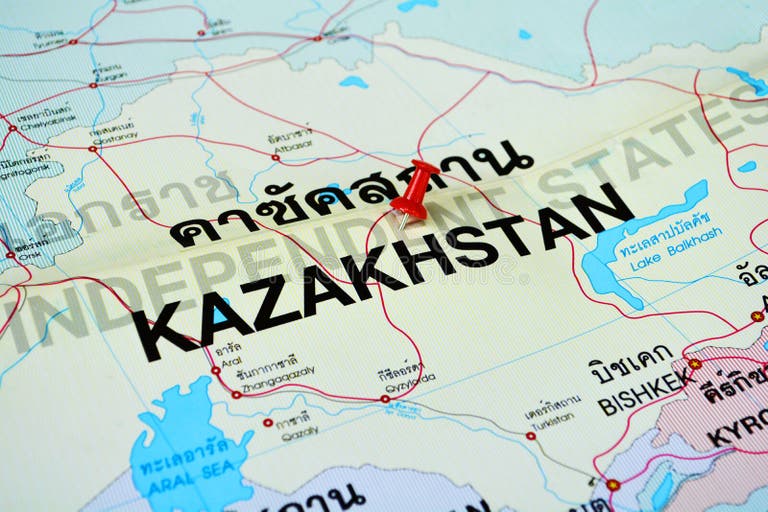 Baikonur Kazakhstan Map Stock Photos - Free & Royalty-Free Stock Photos ...