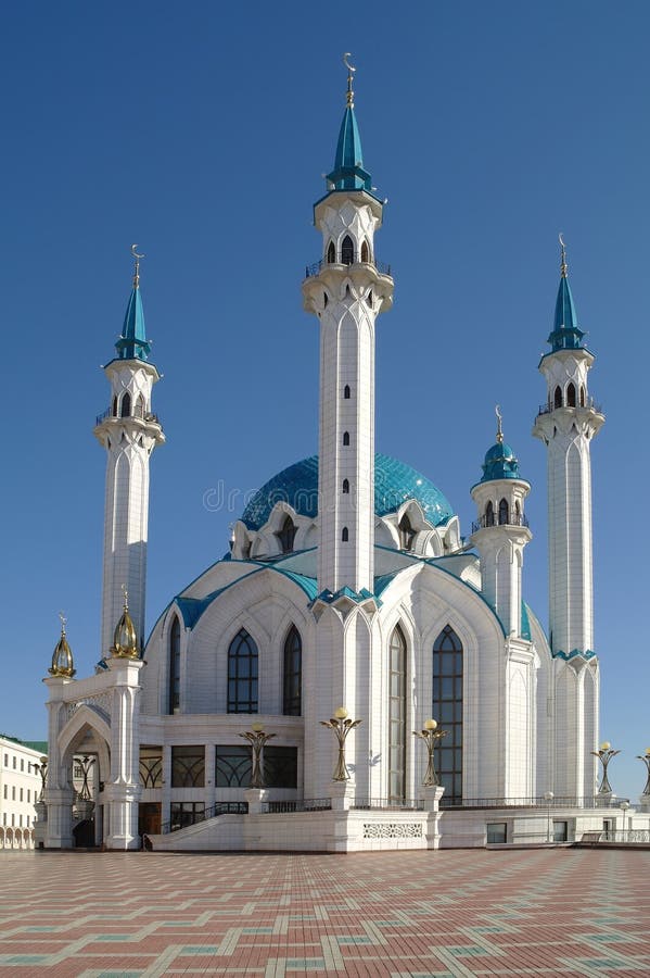 Kazan, mosque Qolsharif stock photo. Image of granite - 17136032