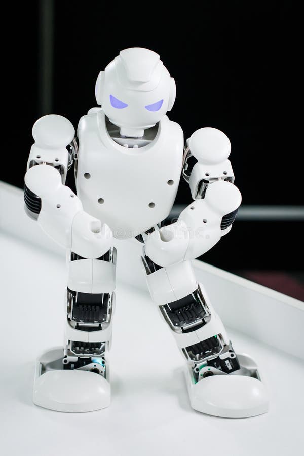 Kazan, Russia - March2018: Small Robot with Human Face and Body ...