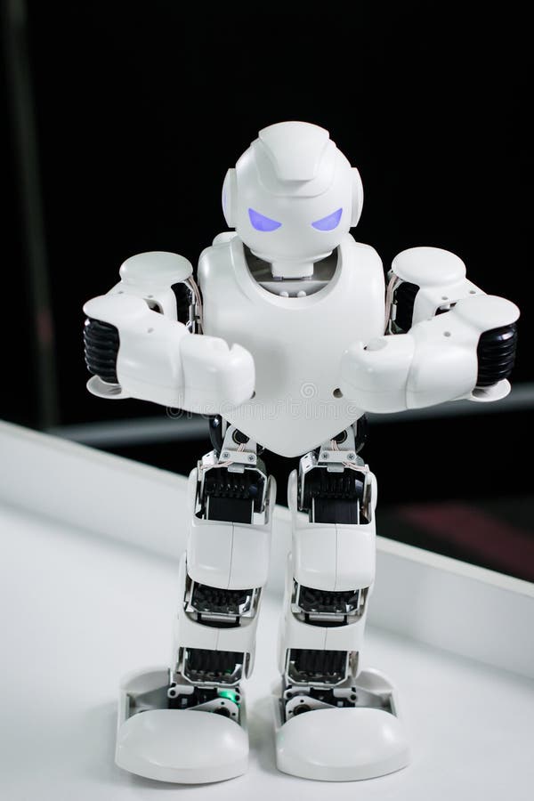 Kazan, Russia - March2018: Small Robot with Human Face and Body ...