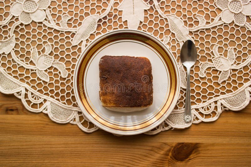 Kazandibi / Turkish Dessert. Stock Photo - Image of arabic, plate: 75080230