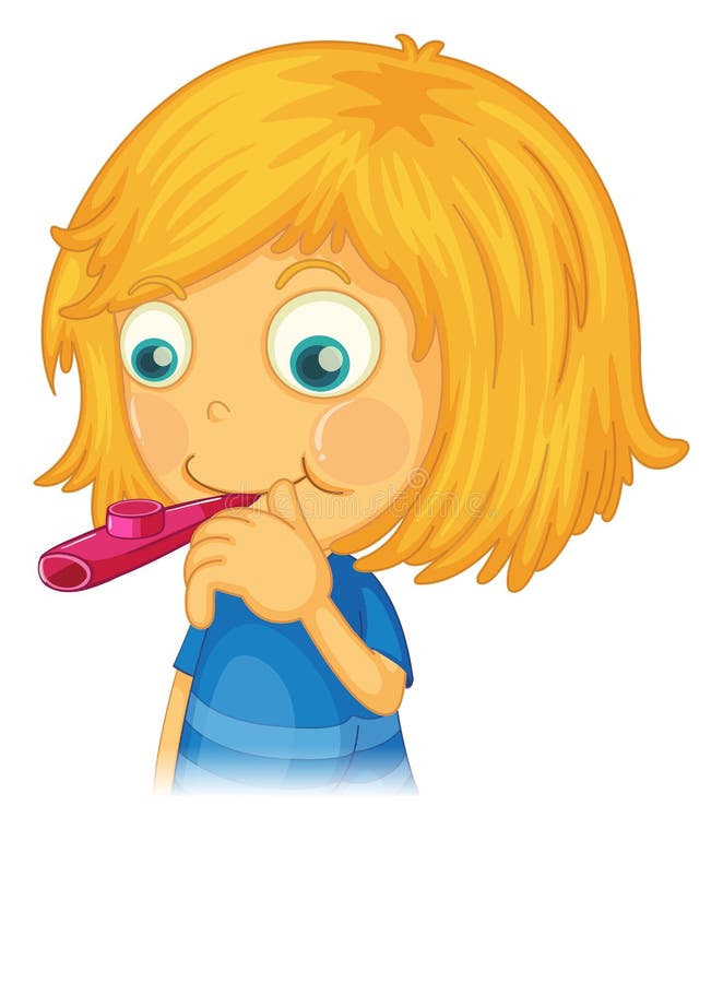 Kazoo stock vector. Illustration of child, entertaining - 48932411