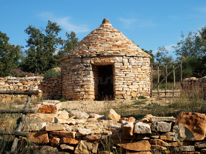 Modern Kazun in Istria, Croatia Stock Image - Image of protective ...