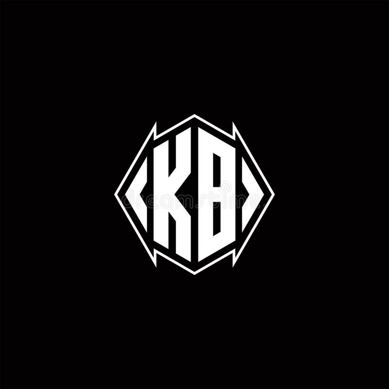 KB Logo Monogram with Shield Shape Designs Template Stock Vector ...