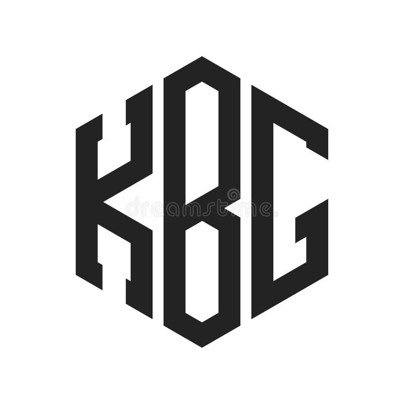 KBG Logo Design. Initial Letter KBG Monogram Logo Using Hexagon Shape ...