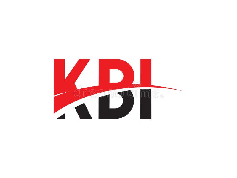 KBI Letter Initial Logo Design Vector Illustration Stock Vector ...