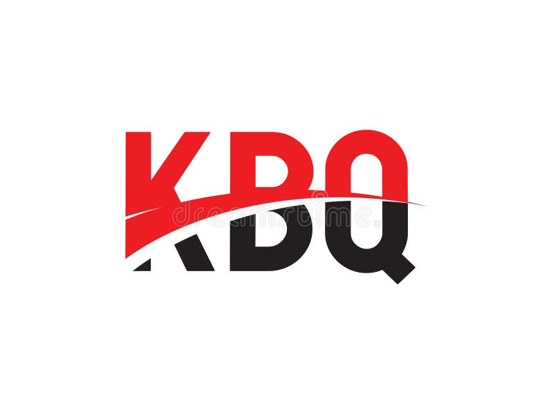 KBQ Letter Initial Logo Design Vector Illustration Stock Vector ...