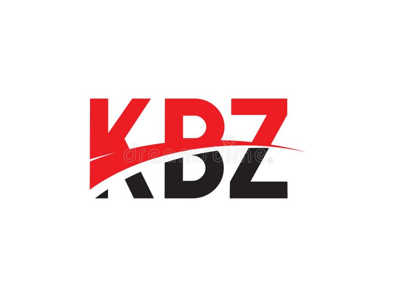 KBZ Letter Initial Logo Design Vector Illustration Stock Vector ...