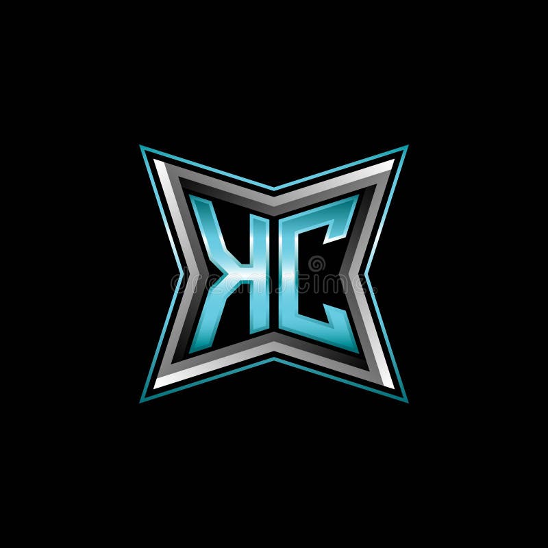 KC Logo Monogram Geometric Modern Design Stock Vector - Illustration of ...