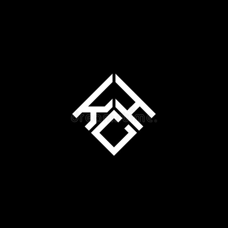 KCH Letter Logo Design on Black Background. KCH Creative Initials ...