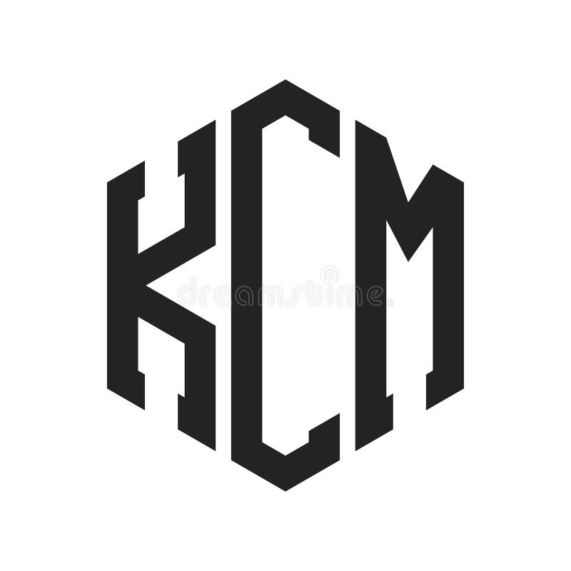 KCM Logo Design. Initial Letter KCM Monogram Logo Using Hexagon Shape ...