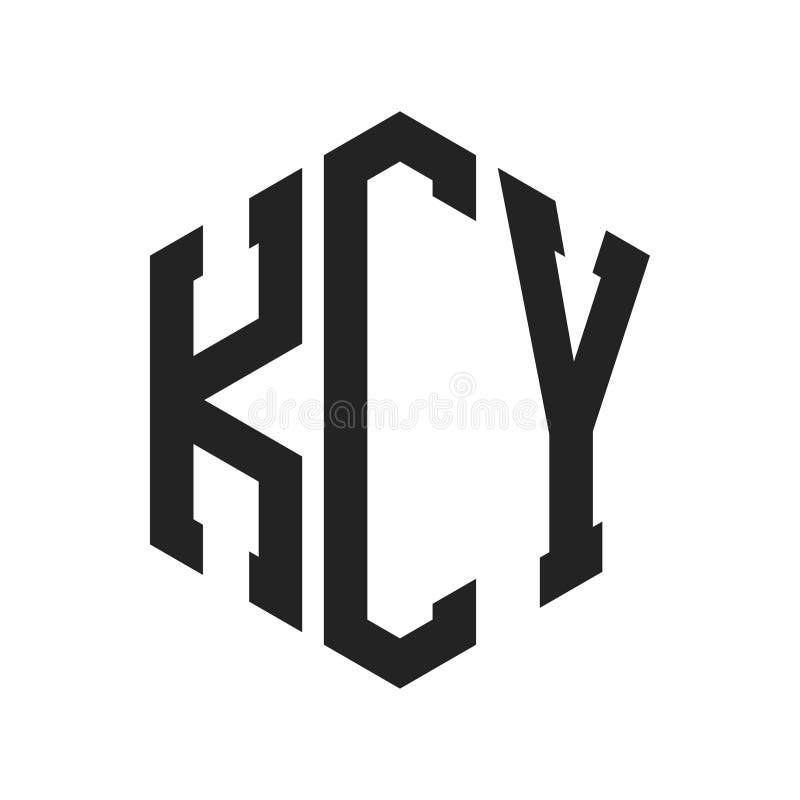 KCY Logo Design. Initial Letter KCY Monogram Logo Using Hexagon Shape ...