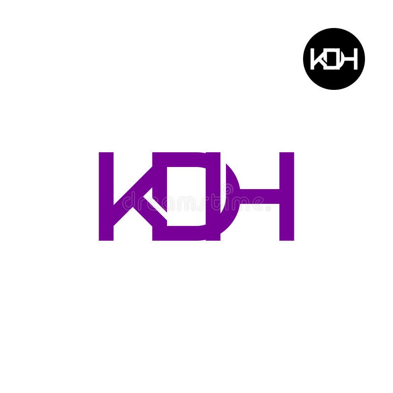 Kdh Monogram Stock Illustrations – 14 Kdh Monogram Stock Illustrations ...
