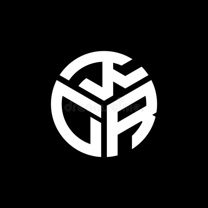 KDR Letter Logo Design on Black Background. KDR Creative Initials ...