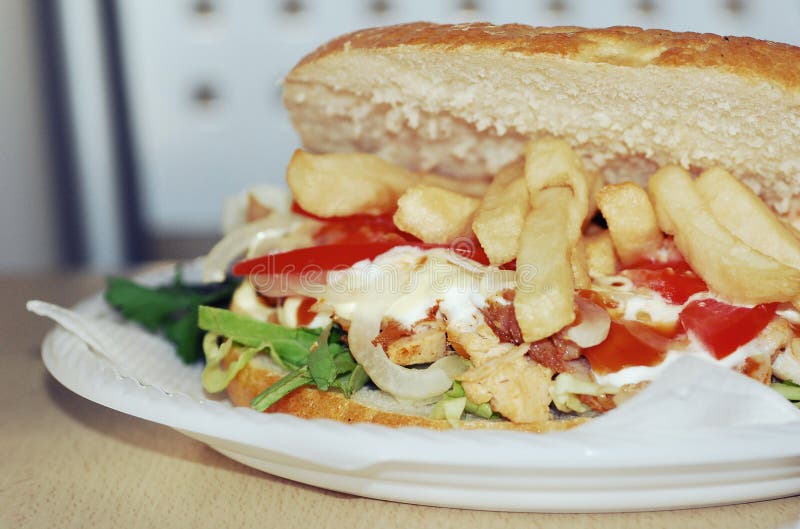 Doner kebab stock photo. Image of culture, french, lettuce - 11170632