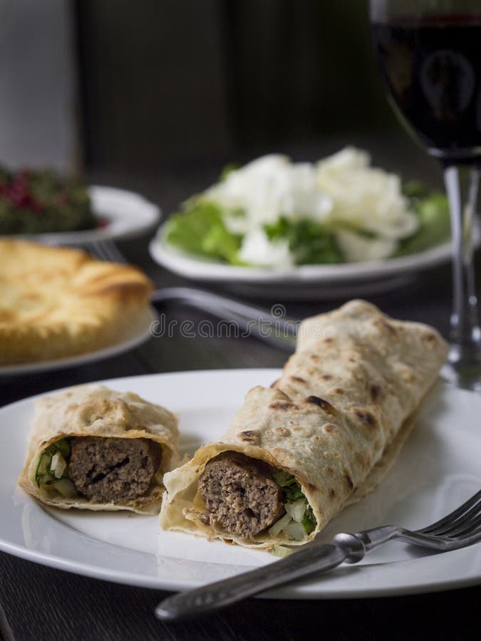 Kebab immagine stock. Immagine di kebab, georgia, tipico - 30344715
