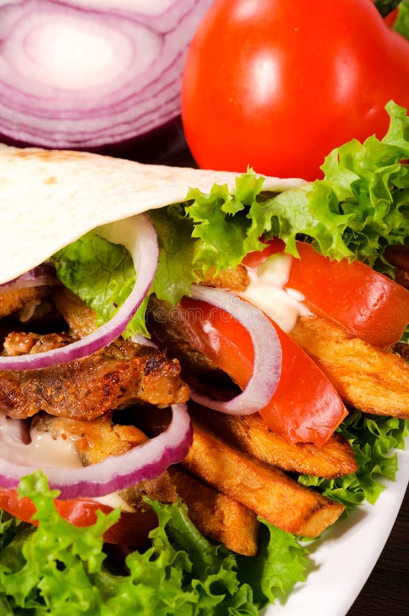 Kebab background stock image. Image of macro, loaves - 28403347