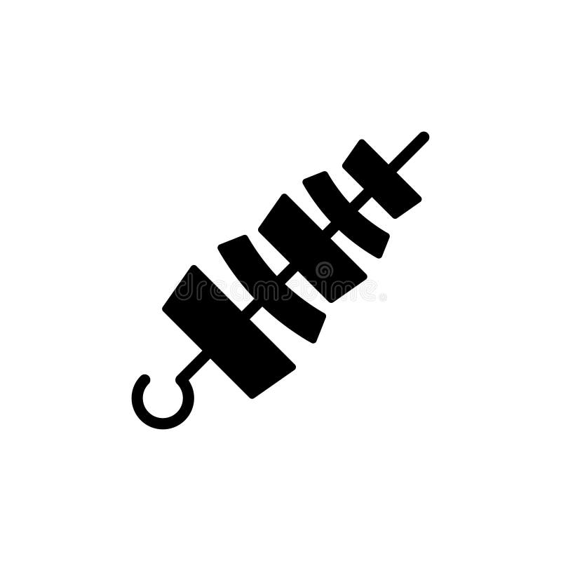 Kebab Icon Flat Vector Template Design Trendy Stock Vector ...