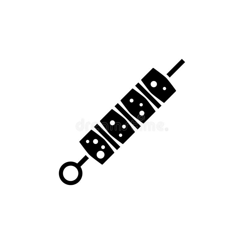 Kebab Icon Flat Vector Template Design Trendy Stock Vector ...