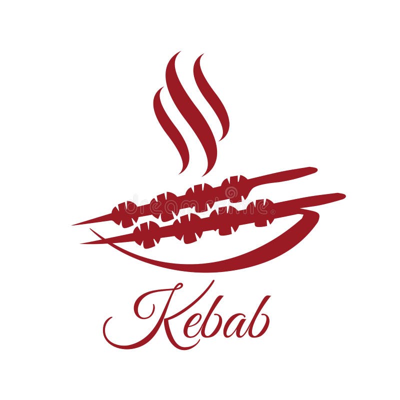 Kebab Logo Brand, Symbol, Design, Graphic, Minimalist.logo Stock Vector ...