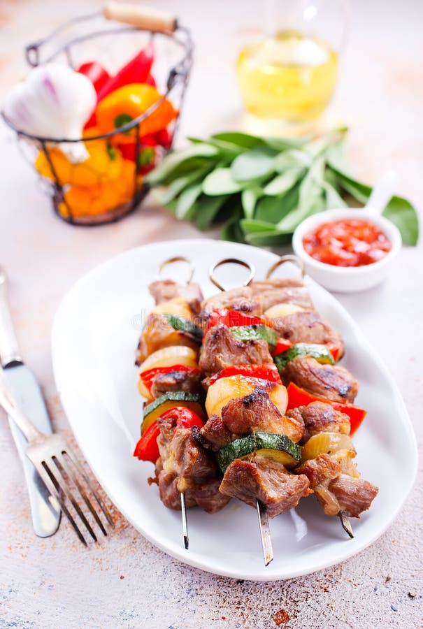 Kebab stock image. Image of high, background, kebab - 101015317