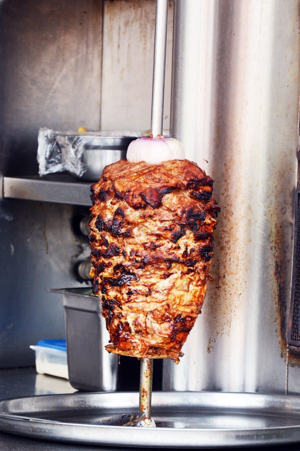 Kebab on rotator stock photo. Image of dining, meal, delicious - 57913666