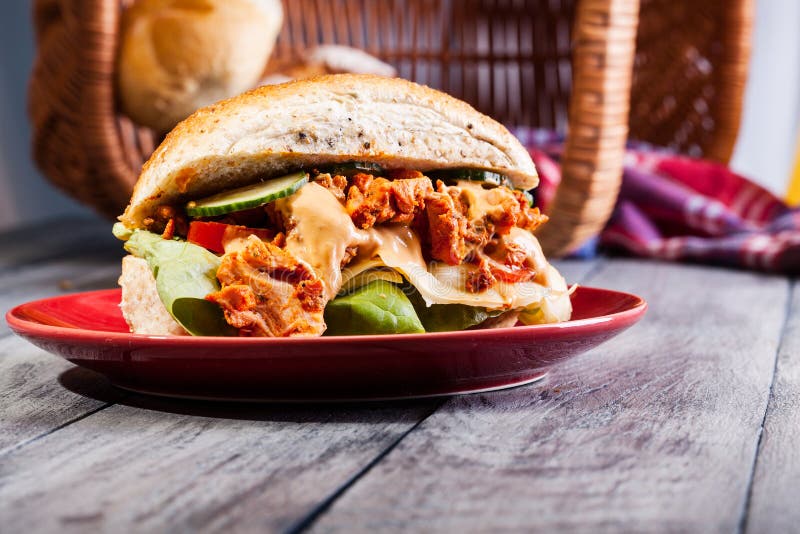 Sandwich stock image. Image of junk, delicious, dinner - 9066801