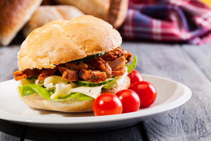 Kebab sandwich stock photo. Image of roll, paprika, sandwiches - 42299806