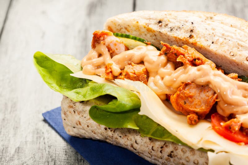 Kebab sandwich stock photo. Image of gyros, barbecue - 35835784