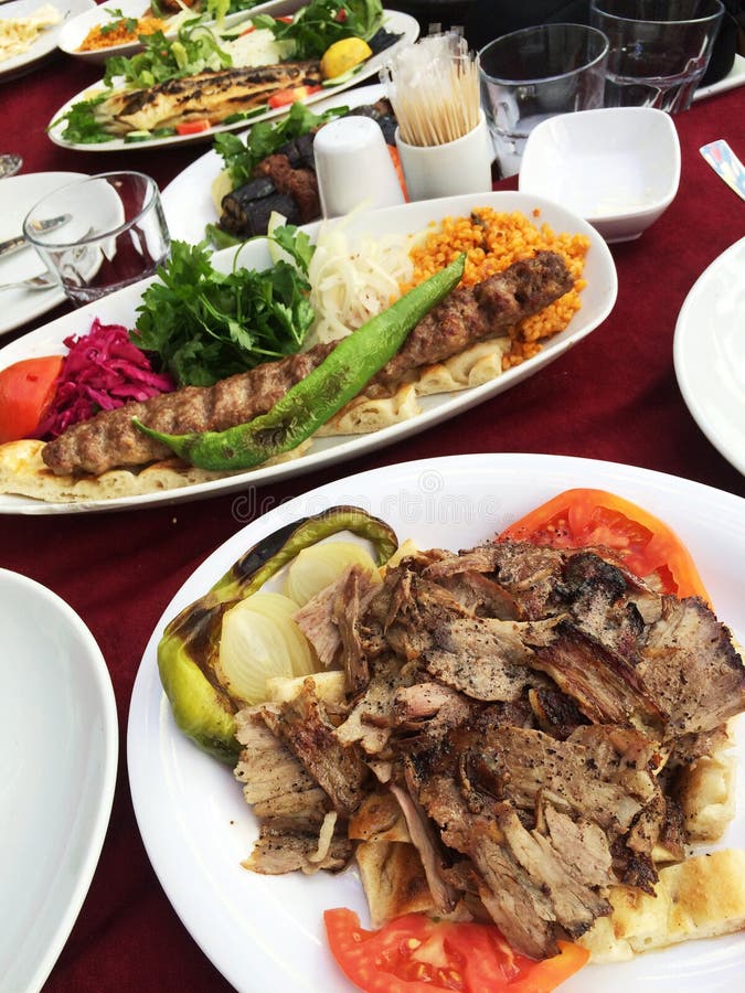 Kebab turco do doner imagem de stock. Imagem de istambul - 48098211