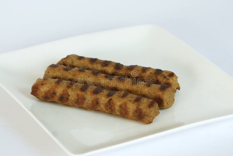 Kebabche foto de stock. Imagem de tradicional, grade - 12508674