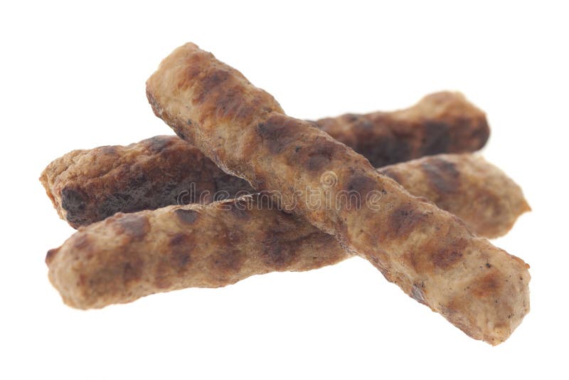 Kebapcheta, Isolated White, Selective Focus Stock Image - Image of ...