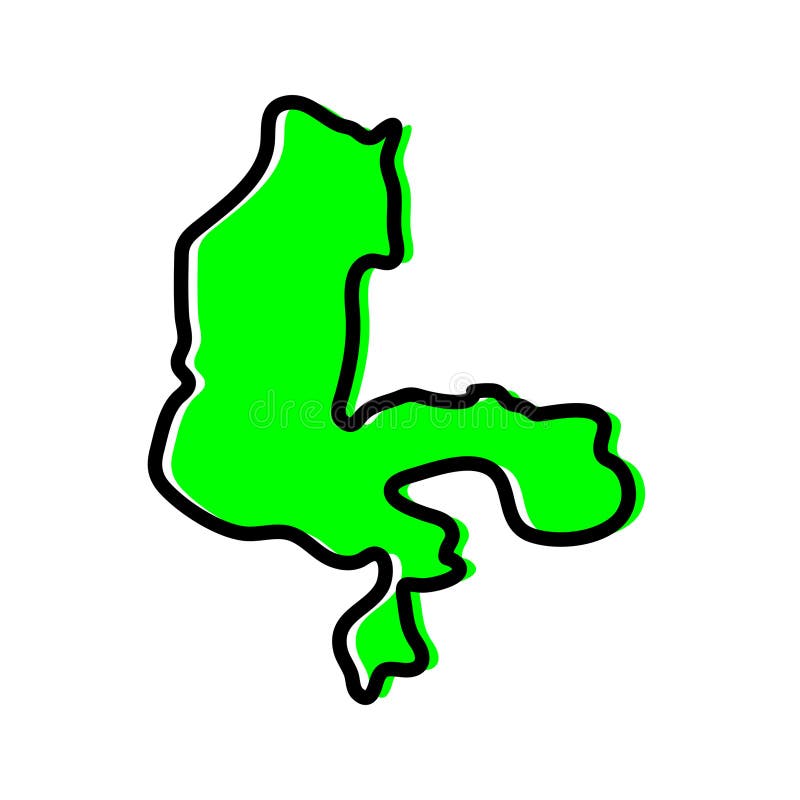 Kebbi State of Nigeria Vector Map Illustration Stock Illustration ...