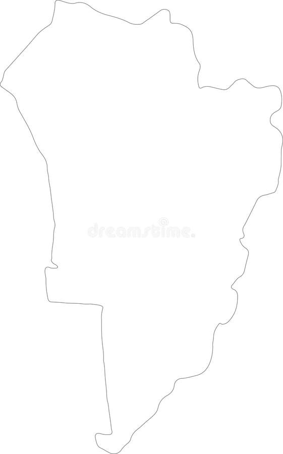 Kedah Malaysia outline map stock vector. Illustration of outline ...