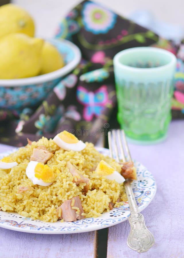 Kedgeree stock photo. Image of baked, kedgeree, kipper - 38104312